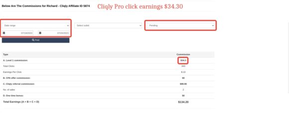 Cliqly Know Your Numbers - Wealthy Affiliate Challenge